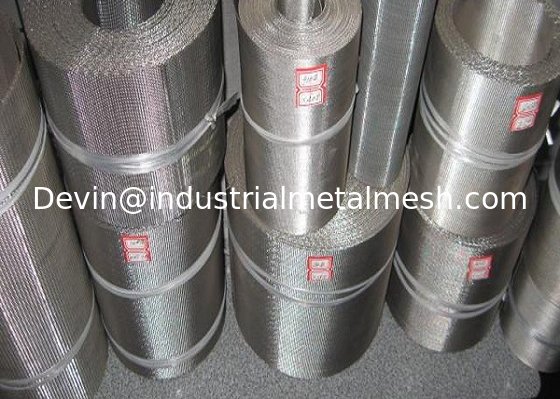 Inconel 600 Woven Wire Mesh Screen Square Hole With 0.5-5 M Width supplier