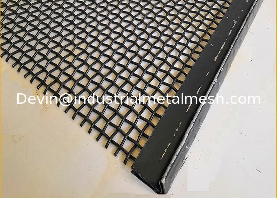 Galvanized Crimped Wire Mesh Vibration Screen / Sieving Mesh supplier