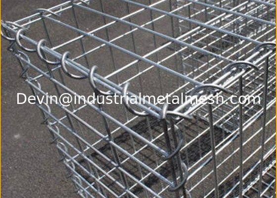Heavily Galvanized Steel Wire Gabion Baskets For Environmental Engineering Projects supplier