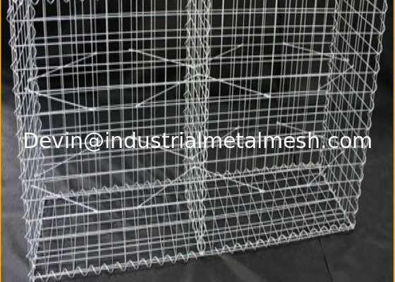Heavily Galvanized Steel Wire Gabion Baskets For Environmental Engineering Projects supplier