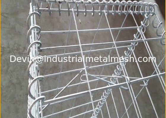 1mx1mx2m Hot Dipped Galvanized Welded Gabion Basket supplier