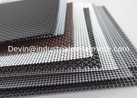Ultra Fine Gray Powder Coated Window Protection Screens For Russia Market supplier