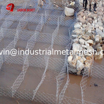 2x1x1m Gabion Box / Zinc Gabions / Gabion Basket Manufacturer supplier
