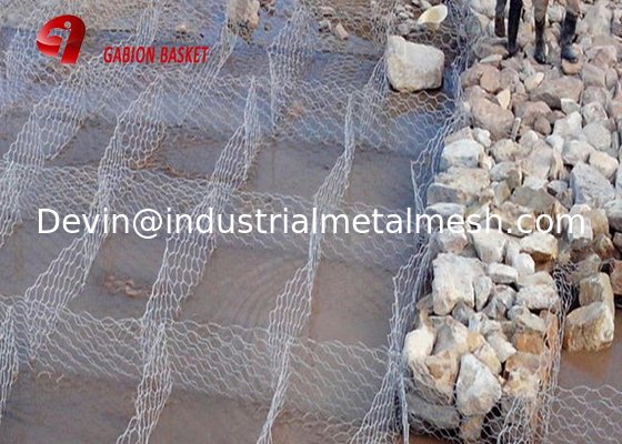 2x1x1m Gabion Box / Zinc Gabions / Gabion Basket Manufacturer supplier