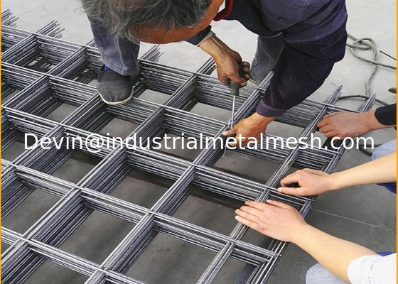 Standard Welded Wire Mesh Fabric For Concrete Reinforcement With Break Strain 500kn supplier