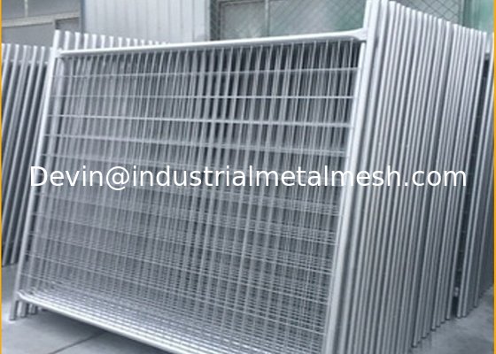 Cheapest Economic Temporary Fencing Panels 2100mm X 2400mm Mesh 60mm X 150mm X 3.0mm Diameter supplier