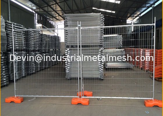 Cheapest Economic Temporary Fencing Panels 2100mm X 2400mm Mesh 60mm X 150mm X 3.0mm Diameter supplier