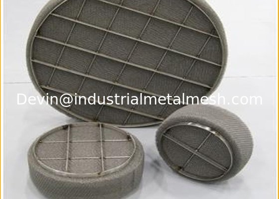 Anti-Corrosion Knitted Wire Mesh/Mesh Mist Eliminator /  Stainless Steel York Mesh Demister Mist Eliminator supplier