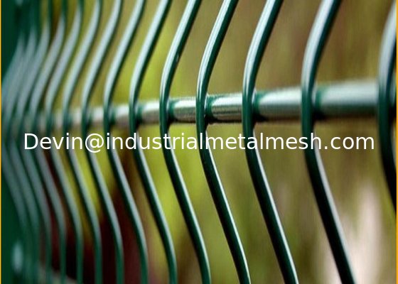 3d Curved Welded Pvc Powder Coated Wire Mesh Protecting Fence Panels supplier