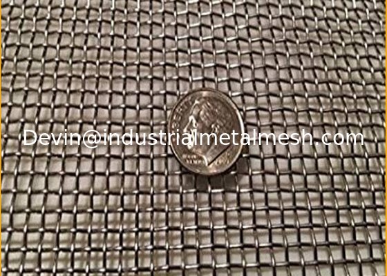180meshx180mesh Fine T316 Micro-Fine Stainless Steel Wire Mesh Screens For Screening Of Solid supplier