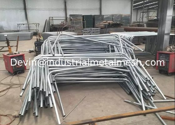 Hot Dipped Galvanized Temporary Fence Panels 84 Microns Zinc Layer 600gram/Sqm supplier