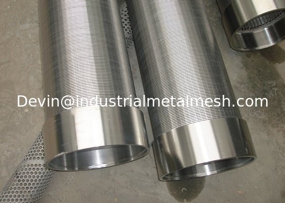 Johnson V Wedge Wire Stainless Steel Water Well Pipe Screen supplier