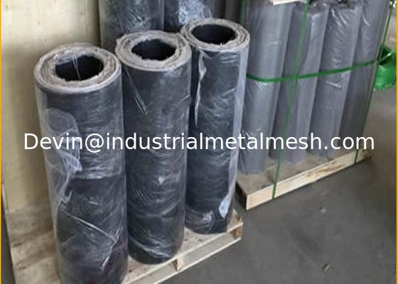 Specialized Production 14 Mesh* 0.6mm Wire Epoxy Black Powder Coated Stainless Steel Window Screen For Invisible supplier