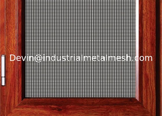11 Mesh Pvc Coated Stainless Steel Window Screening supplier