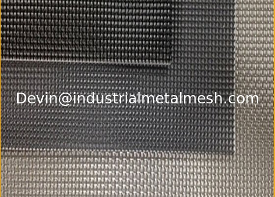 Superior Black Powder Coated Invisible Metal Window Screen For Soundproof supplier