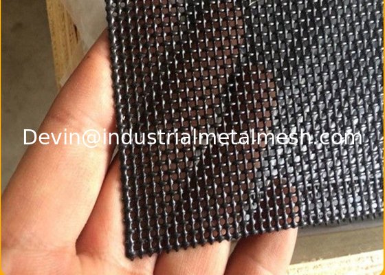 Specialized Production Dark Powder Coated Anti-Insect Window Screen For Airproof supplier