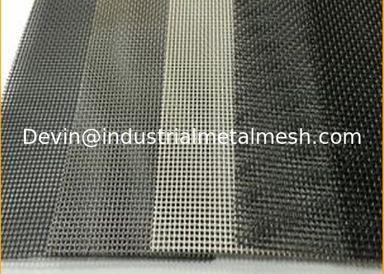 Superior Black Powder Coated Invisible Metal Window Screen For Canada Market supplier