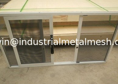 Ultra Fine 14mesh*0.6mm Security Screen Doors Homes For Anti-Theft supplier