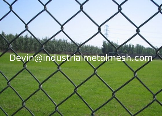 Baseball Fields Diamond Hole Fashionable Vinyl Coated Chain Link Fence 6ft supplier