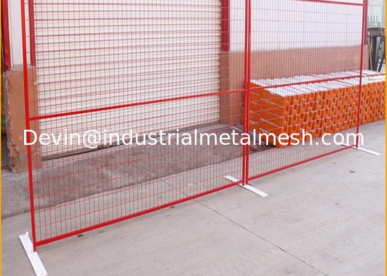 hot dipped galvanized temp fencing site fencing for sale 2100mm x 2400mm NZS standard temp site fencing supplier
