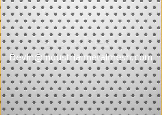 Customize 5mm Hole 8mm Pitch Stainless Steel Perforated Sheets For Fencing supplier