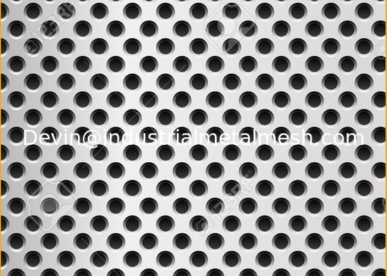 Customize 5mm Hole 8mm Pitch Stainless Steel Perforated Sheets For Fencing supplier