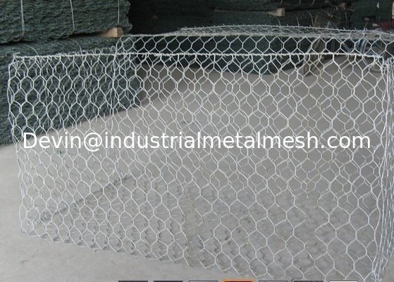 60x80mm mesh openning Gabion Basket/ Gabion Box Manufacture supplier