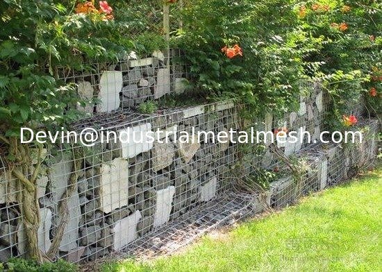 Welded Galvanized Gabion Basket 2m X 1m X 1m supplier