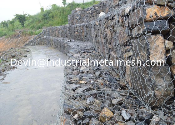 Welded Galvanized Gabion Basket 2m X 1m X 1m supplier