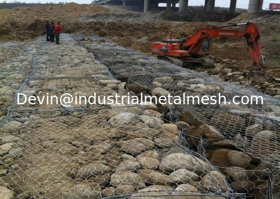 Galvanized Stainless Steel Gabion Basket Prices With Stone Anping Factory supplier