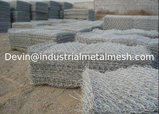 Galvanized Stainless Steel Gabion Basket Prices With Stone Anping Factory supplier