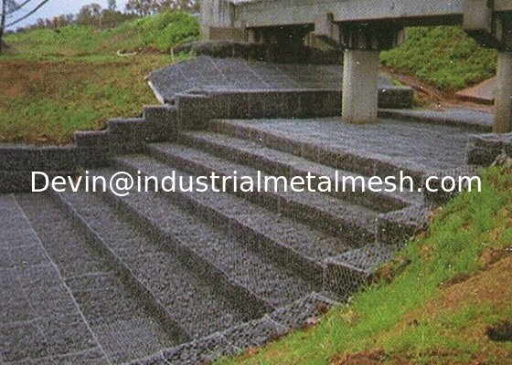 Galvanized Stainless Steel Gabion Basket Prices With Stone Anping Factory supplier