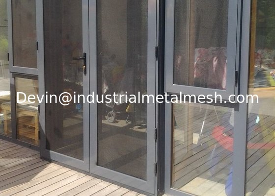 Ultra Fine 12mesh*0.6mm Grey Oxygen Powder Coated Anti-Mosquito Screen For Dust-Proof supplier