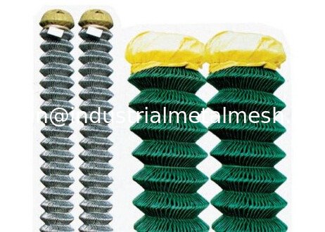 6 Foot 9 Gauge Powder Coated Vinyl Coated Residential/Light Commercial  Chain Link Fencing supplier