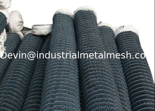 6 Foot 9 Gauge Powder Coated Vinyl Coated Residential/Light Commercial  Chain Link Fencing supplier