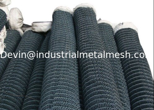 2 Inches Green Color Pvc Coated 5x5cm 8' Galvanized Chain Link Fence Costs With Good Quality supplier