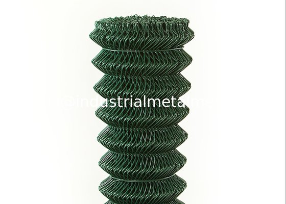 2 Inches Green Color Pvc Coated 5x5cm 8' Galvanized Chain Link Fence Costs With Good Quality supplier