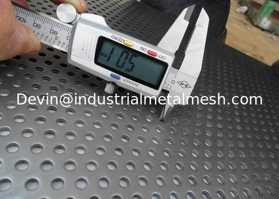 Regular  Round Holes Stainless Steel Perforated Sheets Square Hole With 1000mm Width supplier