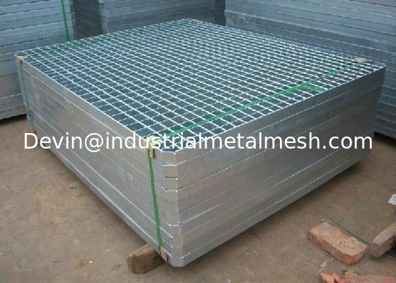 Metal Building Materials Hot Dipped 32 X 5mm Galvanized Steel Grating supplier