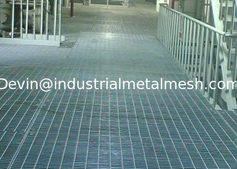 Metal Building Materials Hot Dipped 32 X 5mm Galvanized Steel Grating supplier