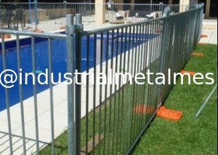 Hot Dipped Galvanized 2400x2100mm Temporary Fence With Concrete Block And Clamps For Australia supplier