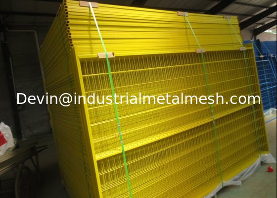 Hot Dipped Galvanized 2400x2100mm Temporary Fence With Concrete Block And Clamps For Australia supplier