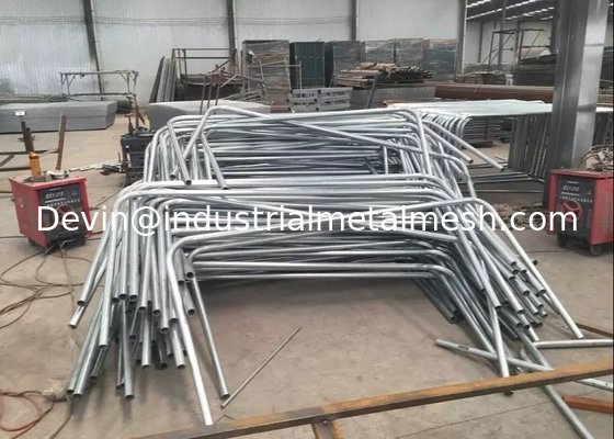 Temporary Fence Adelaide For Sale Usded And Second Hand Temp Fencing For Sale 2.1m X 2.4m Width OD 32 X 1.40mm 42microns supplier