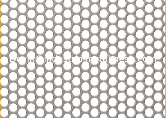Regular  2B Finish Stainless Steel Perforated Sheets Square Hole With 1524mm Width supplier