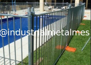 Powder Coated Temporary Fence Support For Rope Australia Or Canada Hot Dipped Temporary Fence supplier