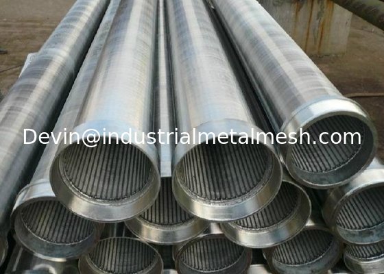 China Online Shopping Johnson V Wedge Wire Stainless Steel Water Well Pipe Screen supplier
