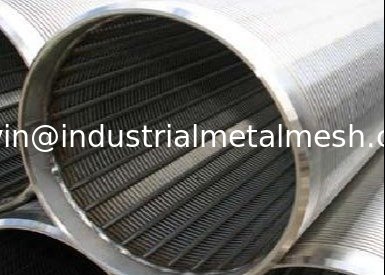 Stainless Steel Wedge Wire Screen/Johnson Water Well Screen/Mesh supplier
