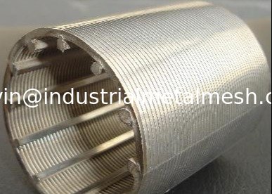 Stainless Steel Wedge Wire Screen/Johnson Water Well Screen/Mesh supplier