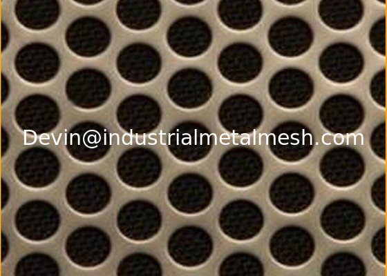 Customize BA Finish Fmx00481 Stainless Steel Perforated Sheet With 1000mm Width supplier