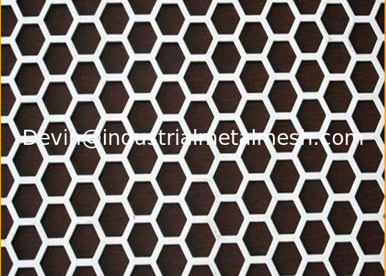 Customize Mirror Finish Honeycomb Perforated Stainless Steel Sheets With  1219mm Width supplier